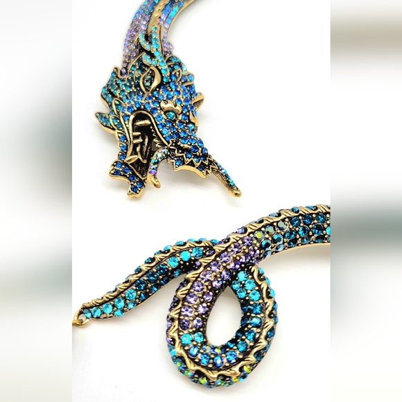 Heidi Daus | Jewelry | Heidi Daus Magnificent Blue Swarovski Crystal ...